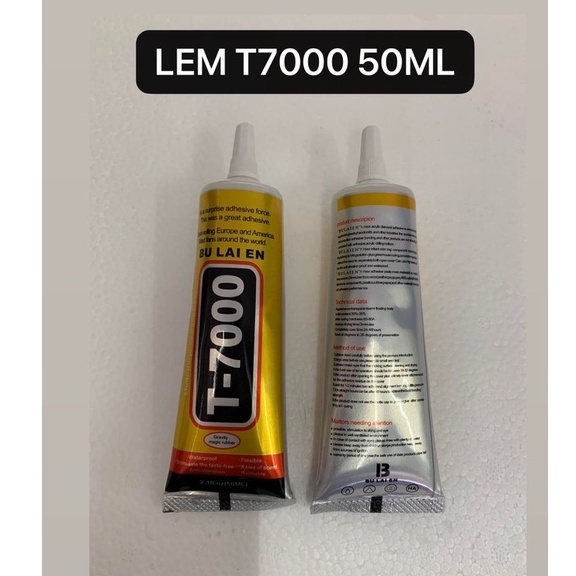 Jual LEM T7000 50ML HITAM LEM LCD TOUCHSCREEN LEM PEREKAT CASING SERBAGUNA | Shopee Indonesia