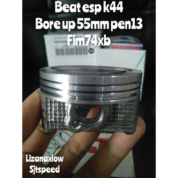 Jual piston fim k44 beat esp 55 mm pen13 bore up fim74xb | Shopee Indonesia