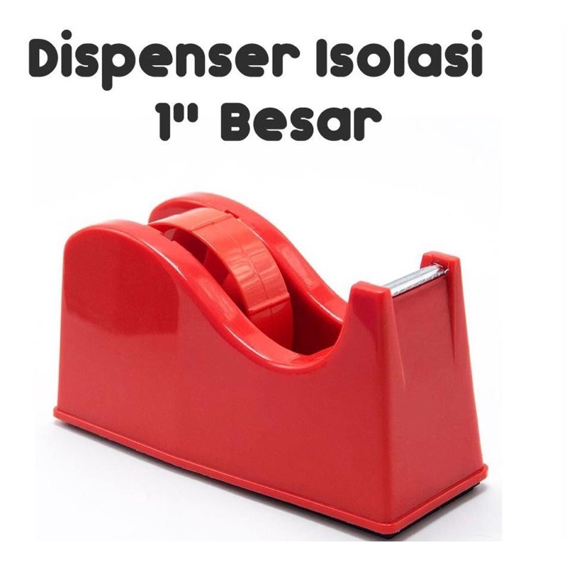 Jual Tape Dispenser Alat Potong Isolasi 1 inch Tempat Solatip Duduk ...