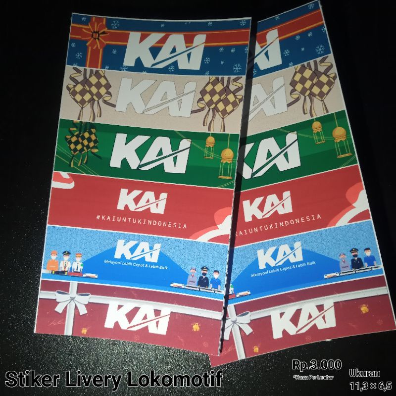 Jual Stiker Livery Lokomotif | 1 Lembar | Shopee Indonesia