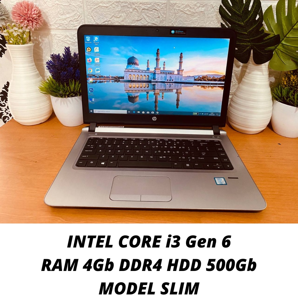 Jual Laptop sekenlaptop bekas HP14 Intel Core i3 Gen 6 | Shopee Indonesia