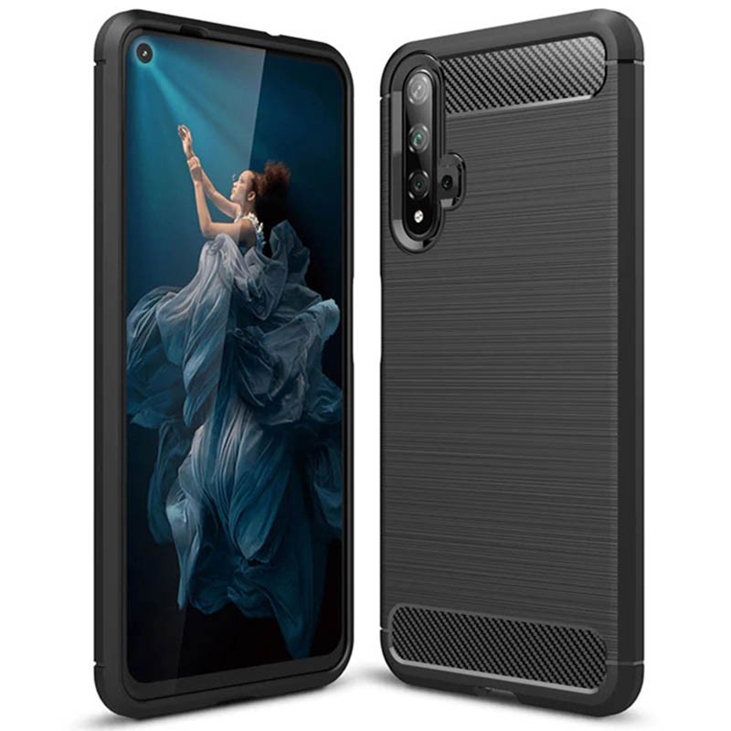 Jual Casing Huawei - Armor Carbon TPU Case Huawei Nova 5T - Softcase ...