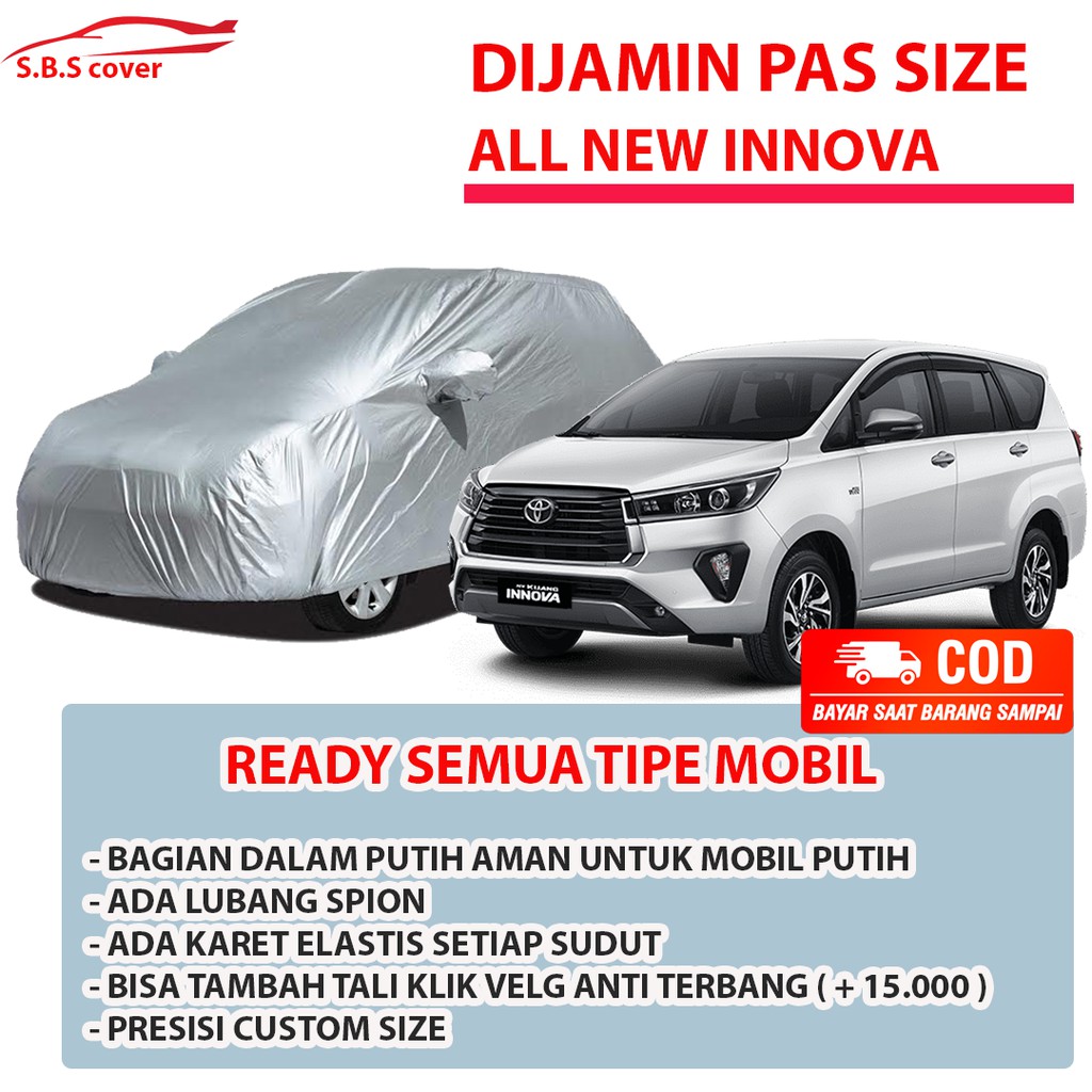 Jual Body Cover Mobil Innova Sarung Mobil Innova/innova reborn/new ...