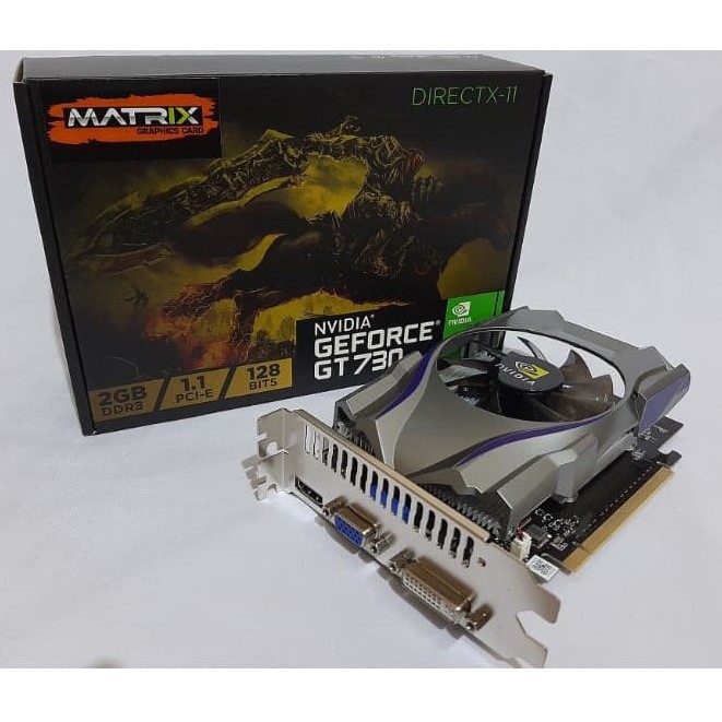Jual VGA CARD NVIDIA GT730 METRIX NVIDIA GEFORCE DDR3 2GB 128BIT, VGA ...