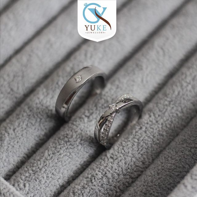 Jual Cincin Couple Bahan Emas/Gold Dan Perak Finishing Silver With ...