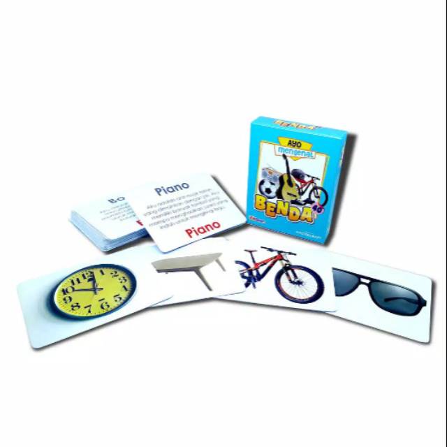 Jual Flashcard/kartu belajar benda | Shopee Indonesia