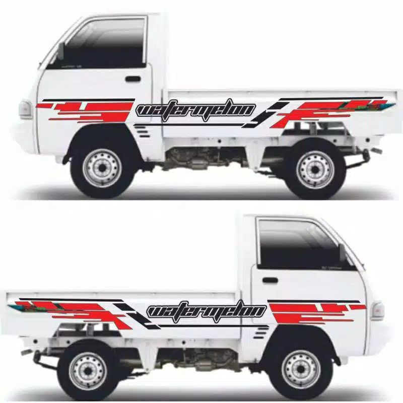 Jual Promo cutting stiker WATERMELON stiker mobil pick up new carry ...