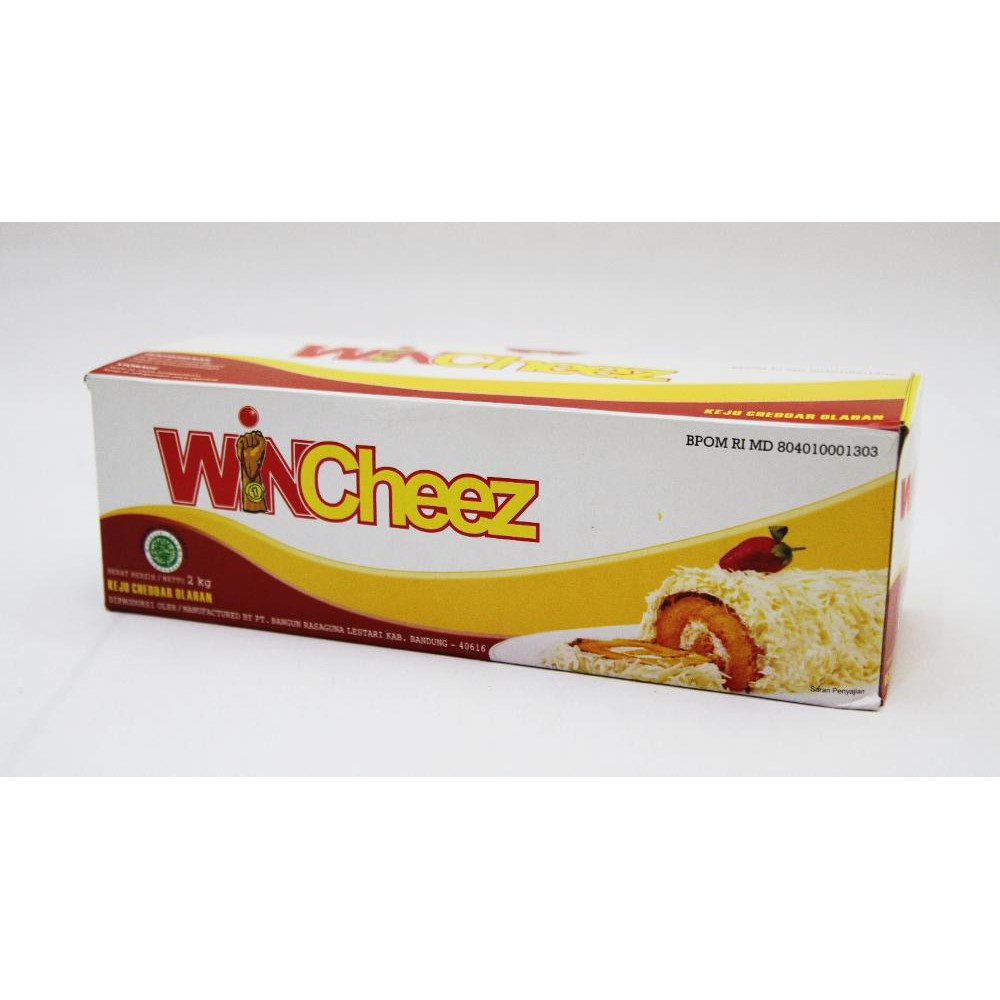 Jual KEJU WINCHEEZ 2 KG KEJU CHEDDAR / CHEDDAR CHEESE BLOCK WINCHEEZ ...