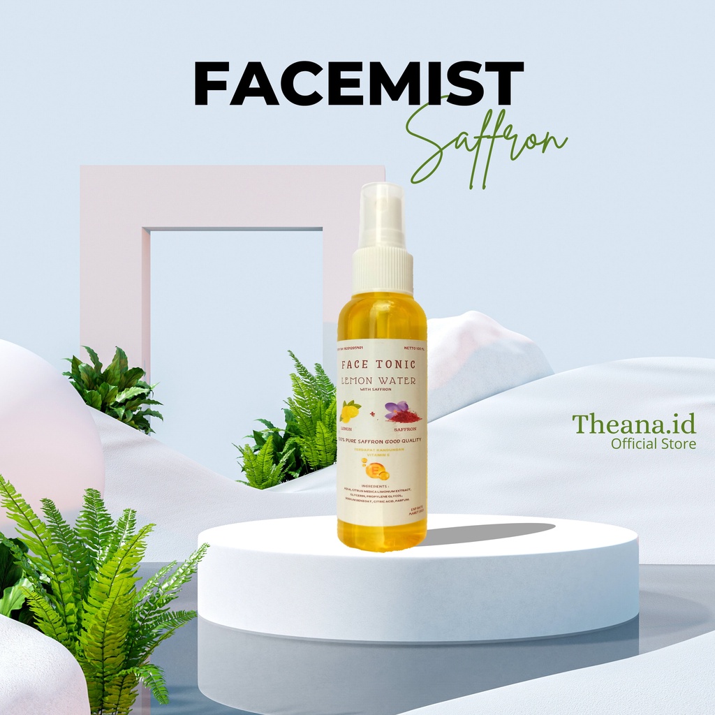 Jual SAFFRON FACE MIST | FACEMIST LEMON PLUS SAFFRON BPOM 100 ml SAFRON ...