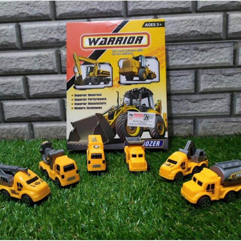 Jual Diecast Truk beko set Kontruksi Mainan Miniatur Mobil Anak ...