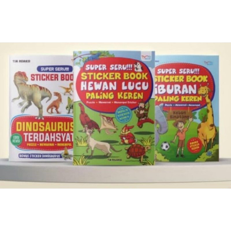 Jual Paket Sticker Book Seru | Shopee Indonesia