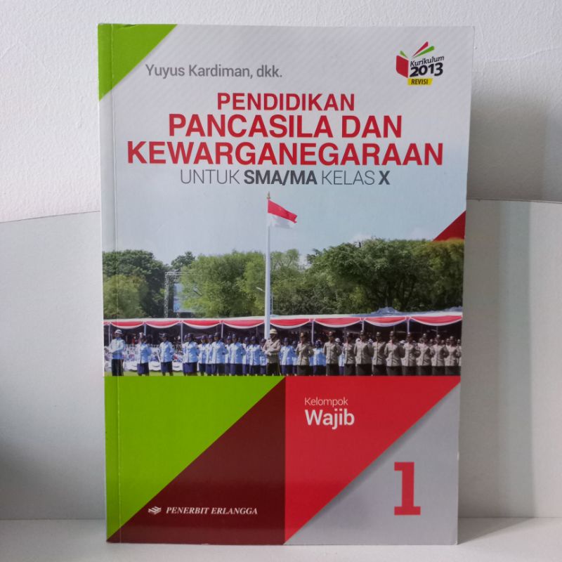 Jual Buku Pelajaran PPKN Kelompok Wajib Kelas 10 Penerbit Erlangga ...