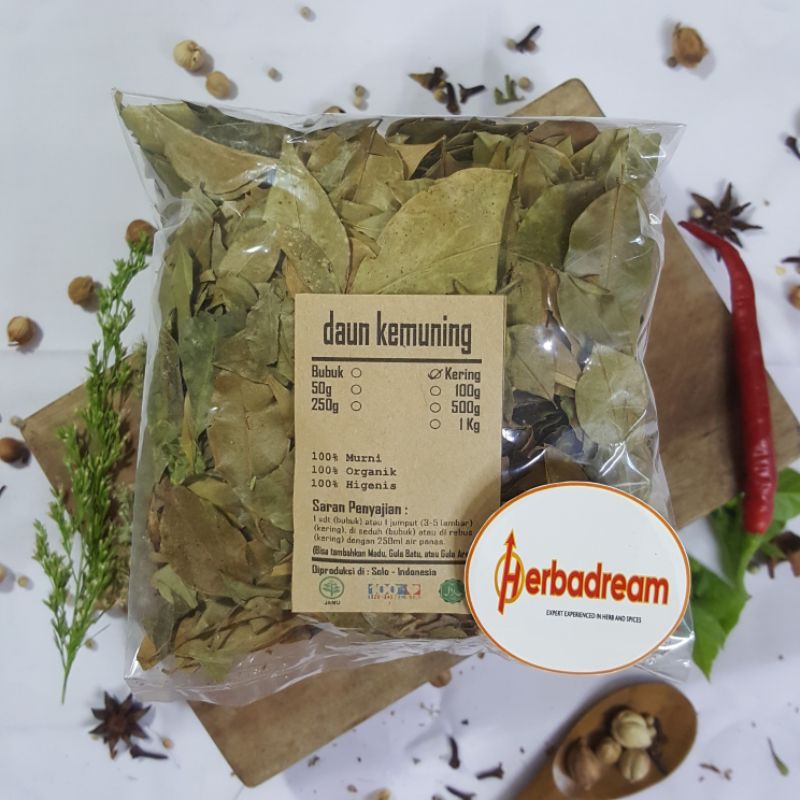 Jual 100 GRAM DAUN KEMUNING MURRAYA PANICULATA ORANGE JESSAMINE KAMONI ...