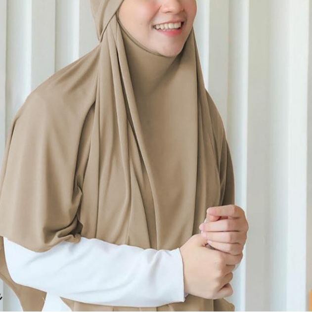 Jual ☀ Jilbab Hijab Kerudung Bergo Instan French Khimar Cadar Tali Aisha Niqab Syari | Shopee ...