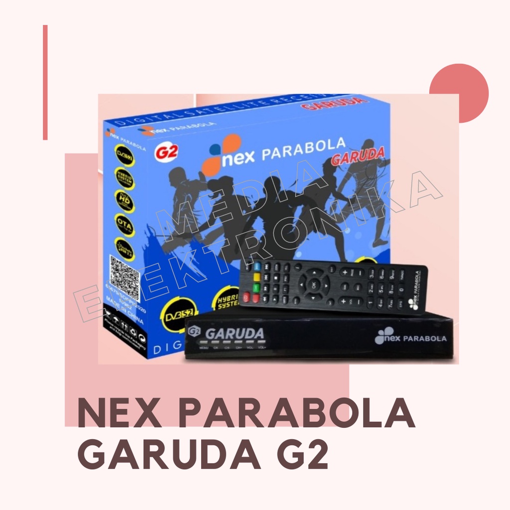 Jual RECEIVER NEX PARABOLA GARUDA G2 BIRU | Shopee Indonesia