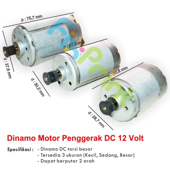 Jual Dinamo Motor DC 12 - 24 Volt 12v Torsi Besar Generator Mini Drill Bor FSB1583 | Shopee ...