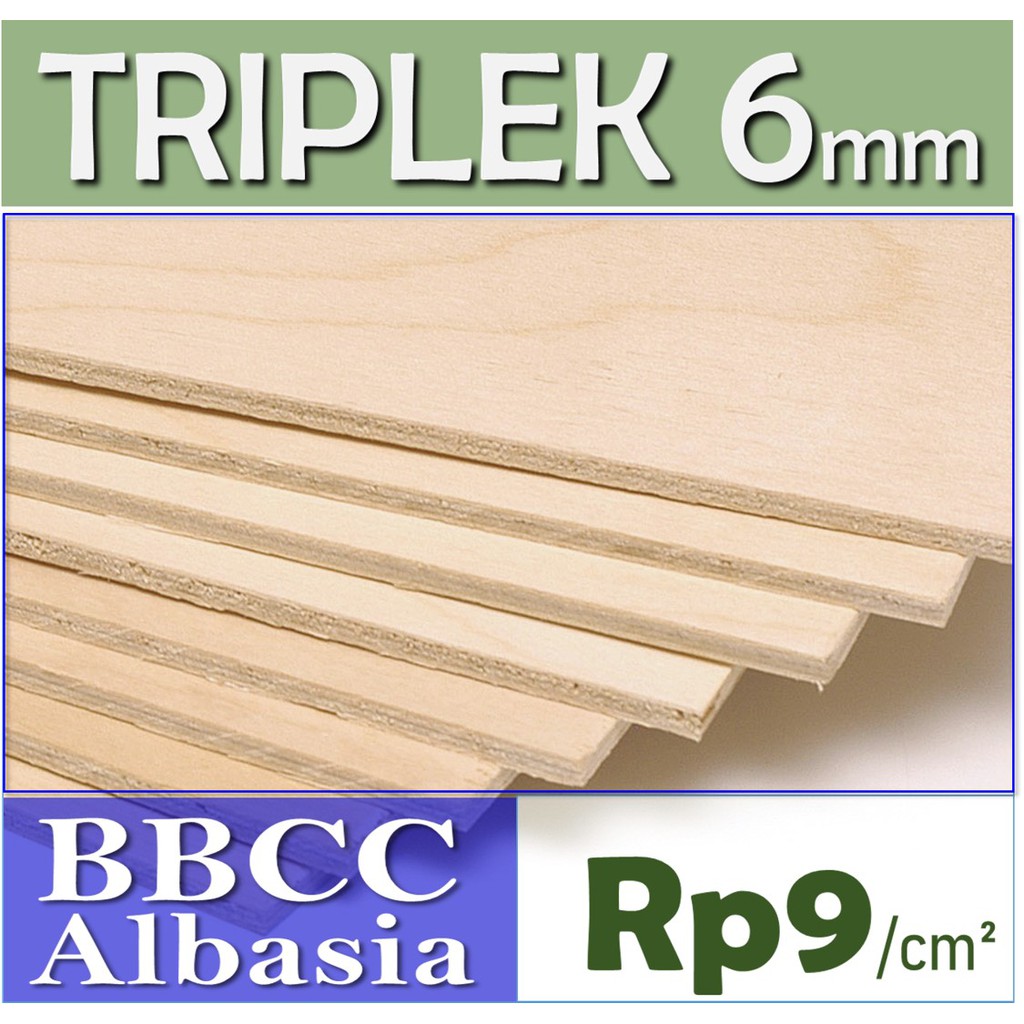 Jual TRIPLEK 6mm Harga Rp9/cm (BACA Cara Ordernya Dideskripsi) | Shopee ...