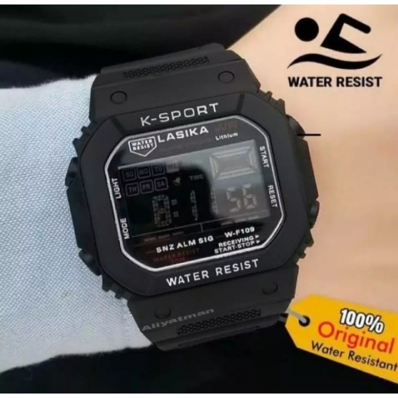 Jual FREE BOX JAM TANGAN LASIKA SEGI EMPAT SIMPLE BISA DI BAWA RENANG ...