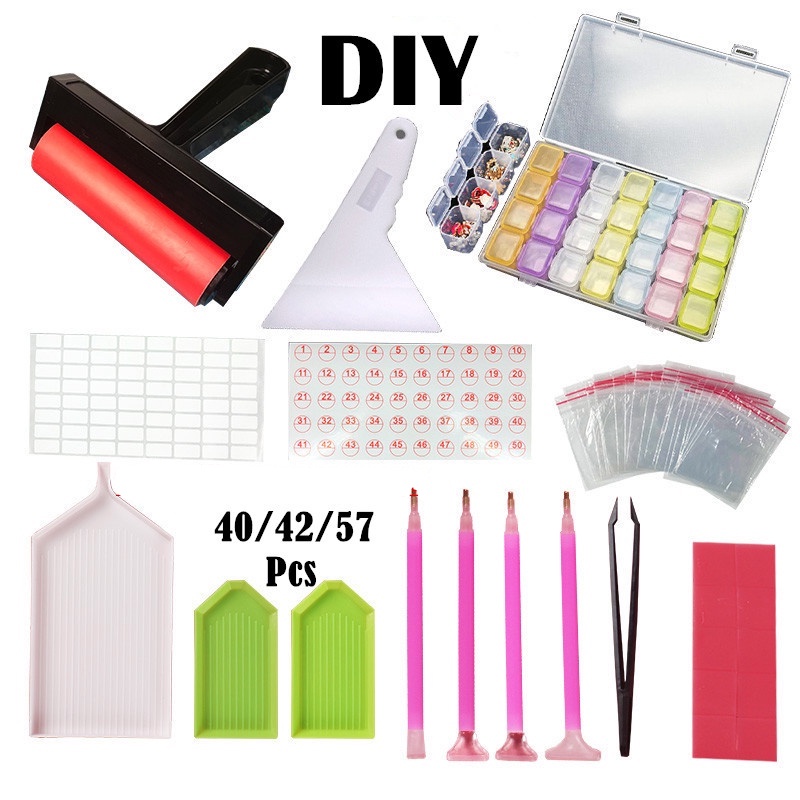 Jual DIAMOND PAINTING TOOLS KIT / CROSS STITCH TOOL KIT | Shopee Indonesia