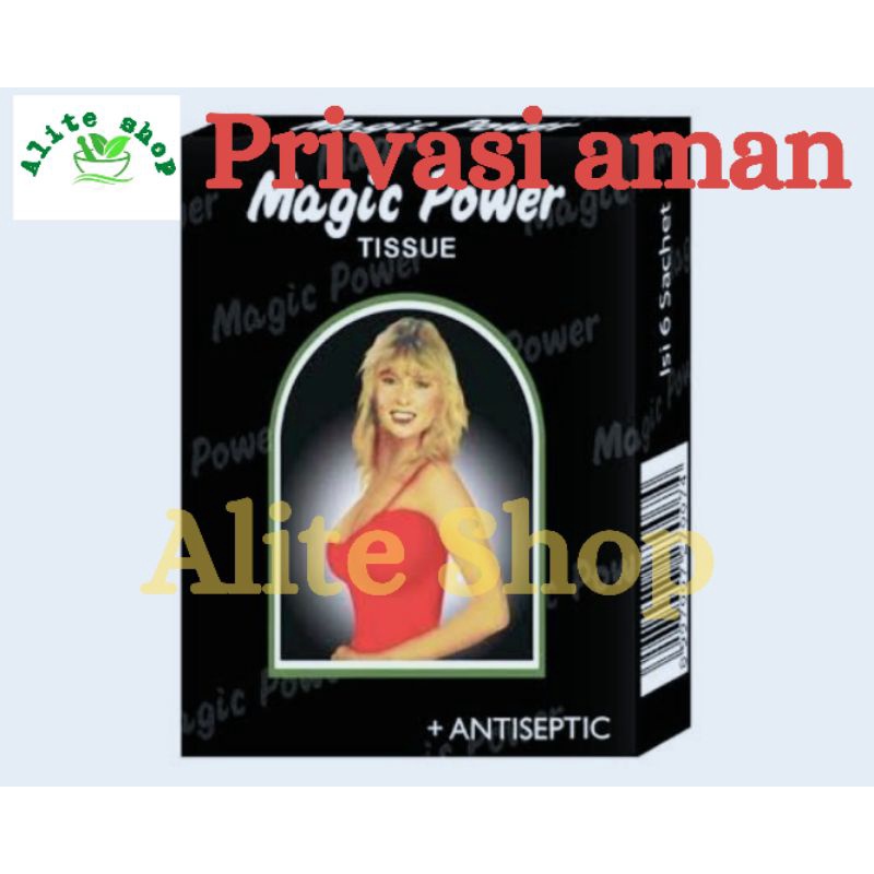 Jual Tissue MAGIC POWER original 6s HITAM | Shopee Indonesia