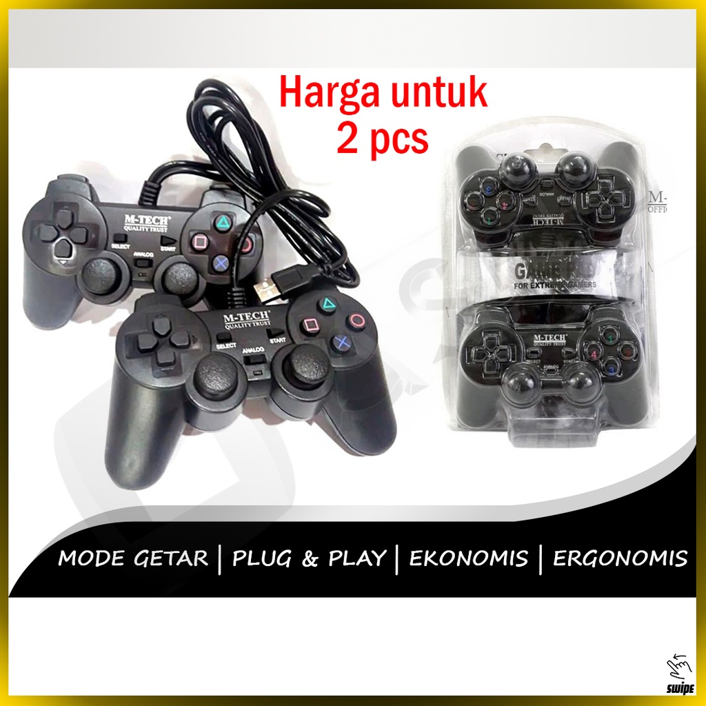 Jual Joystick Double Original Gamepad Gaming Gamers Game Analog Plug ...