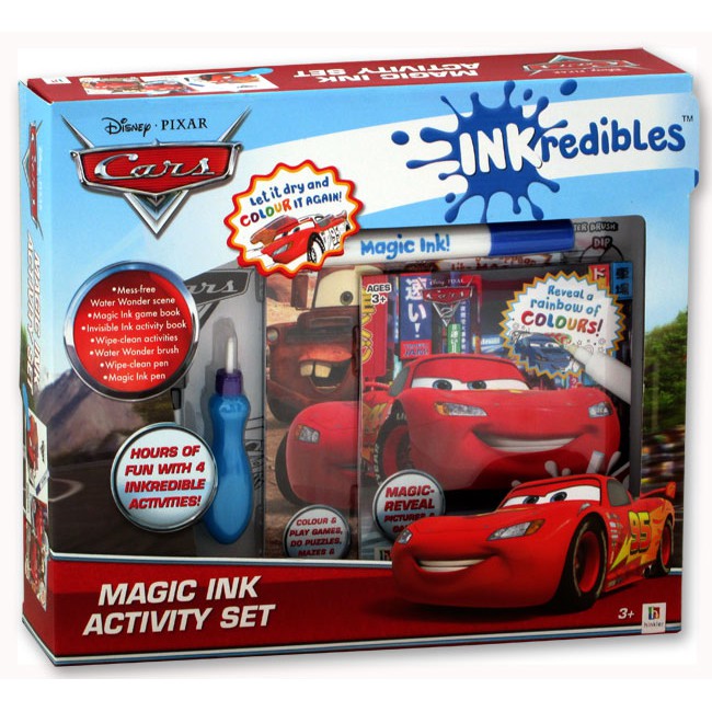 Jual (BOX-INKRD-MAGICINK-CARS) Disney Pixar Cars INKredibles Magic Ink ...