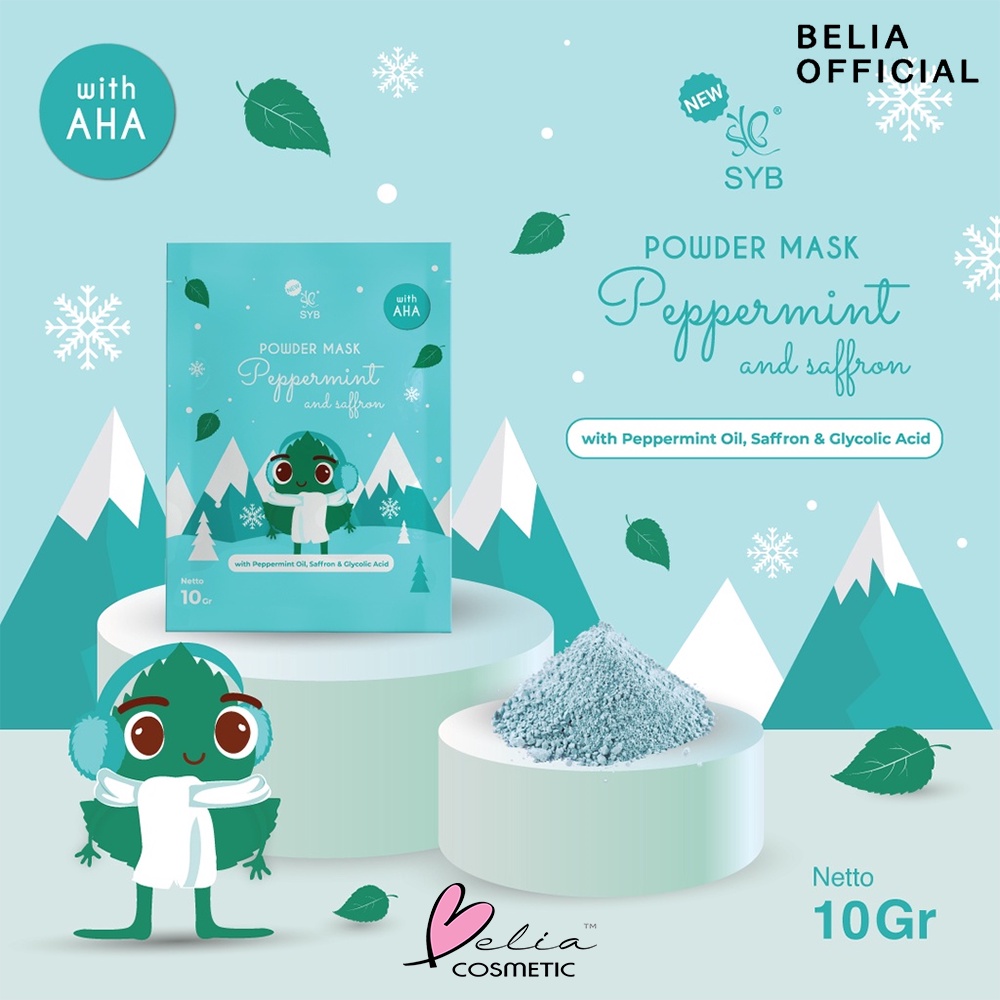 Jual SYB POWDER MASK 10GR SACHET | FACE POWDER MASK | MASKER WAJAH ...