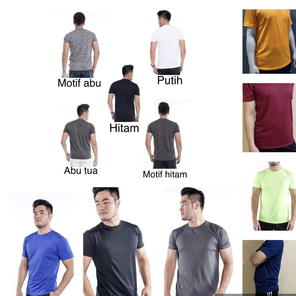 Jual Baju Olahraga Polos Bahan Dri-Fit | Shopee Indonesia