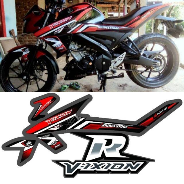 Jual Striping Vixion R All New Vva 2017 2018 2019 2020 Variasi Stiker ...