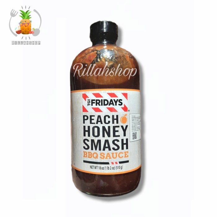 Jual TGI Fridays Peach Honey Smash BBQ Sauce (510g) | Shopee Indonesia