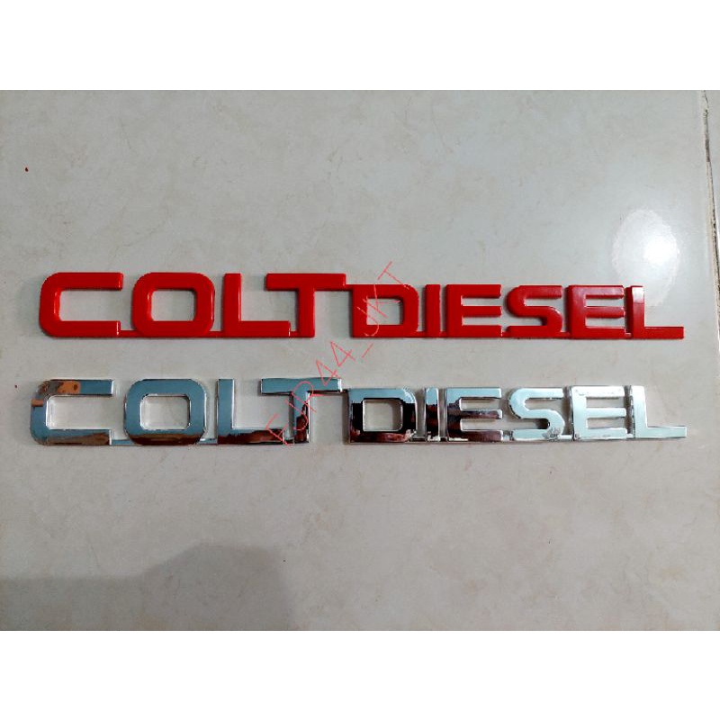 Jual emblem logo colt diesel / emblem colt diesel mitsubishi fuso ...