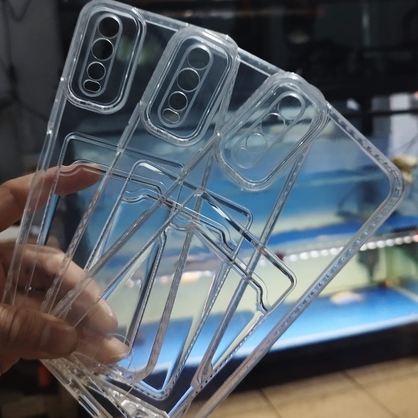 Jual Vivo Y20 Y20i Y20S Y20SG Case Softcase TRANSPARENT CARD HOLDER ...