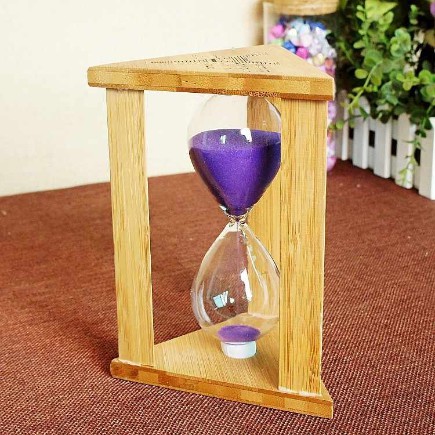 Jual Jam Pasir Kayu Bentuk Segitiga 10 Menit 523-213 | Shopee Indonesia