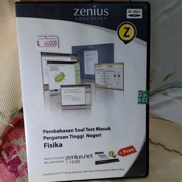 Jual Modul Belajar CD Zenius Pembahasan Soal Test Masuk PTN - FISIKA ...