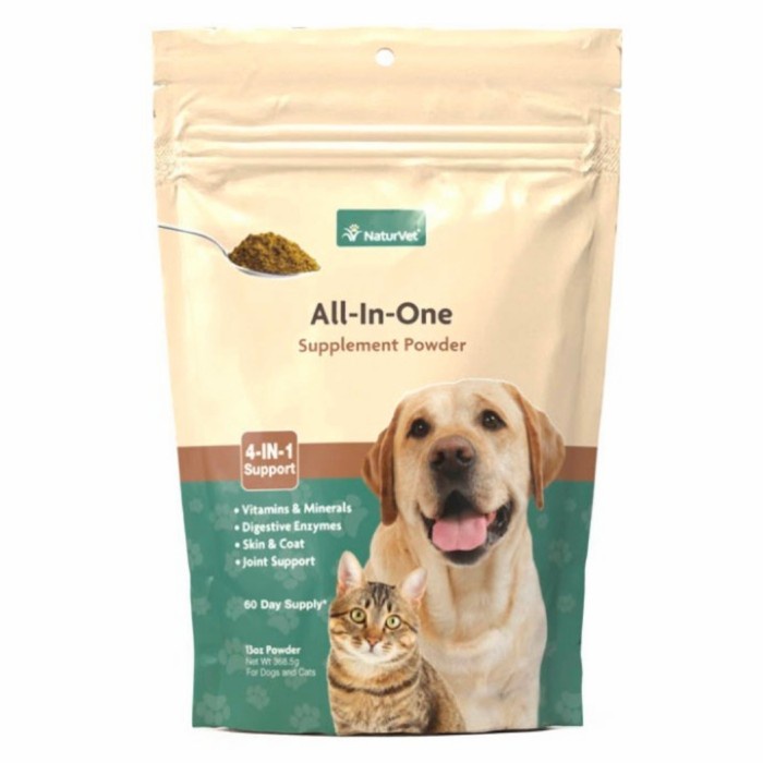 Jual NaturVet All In One Supplement Powder - 4in1 Dog Cat Supplement ...