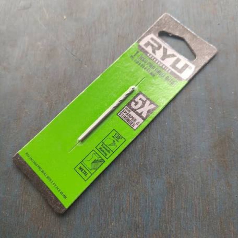 Jual 1pcs Mata Bor Besi HSS 1 - 9mm RYU BY TEKIRO - Mata Bor Besi RYU ...