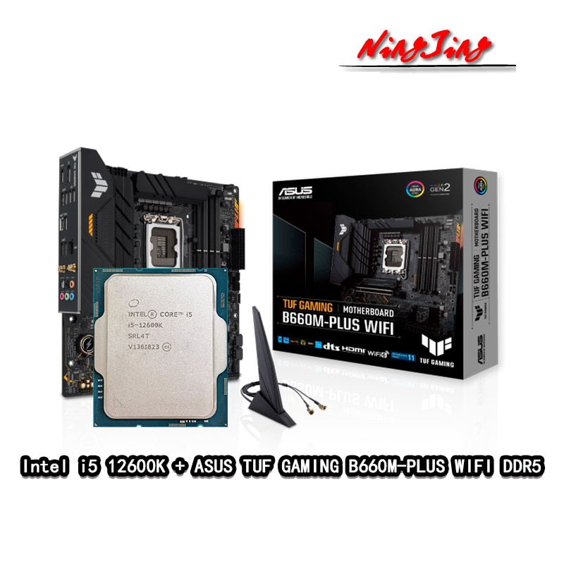 Jual PREORDER Intel Core i5 12600K CPU+ ASUS TUF GAMING B660M-PLUS WIFI DDR5 Motherboard CPU ...