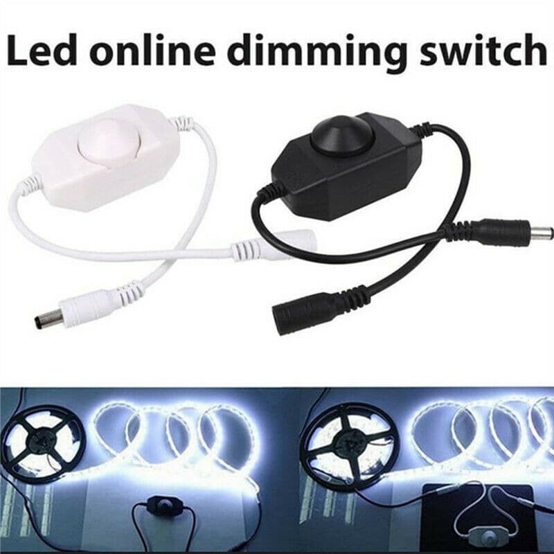 Jual Dimmer Hitam DC Adjustable 12-24V 2A Single Colour LED Strip DC ...