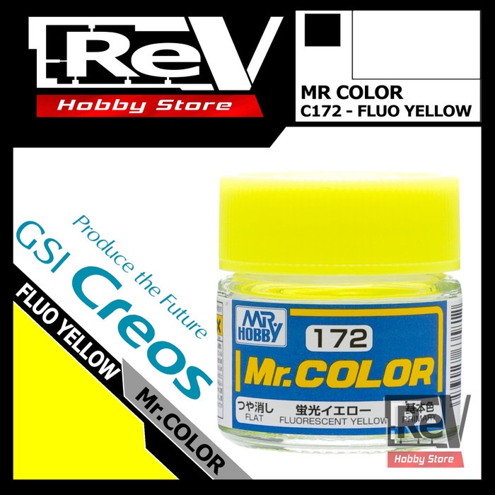Jual MR COLOR YELLOW FLUORESCENT C172 CAT GUNDAM MODEL KIT MG HG PG ...