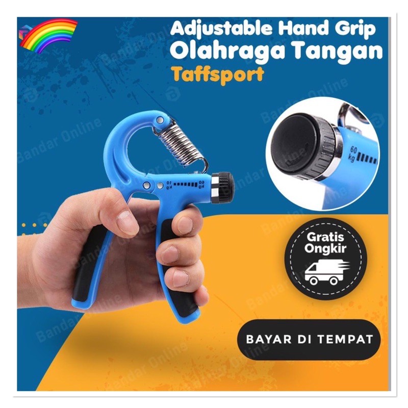 Jual Handgrip Hand Grip 10-60 kg Alat bantu fitness Otot lengan ...