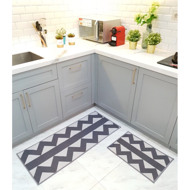 Jual Keset Dapur Minimalis 2in1 (50x120cm & 40x60cm) Anti Slip ...