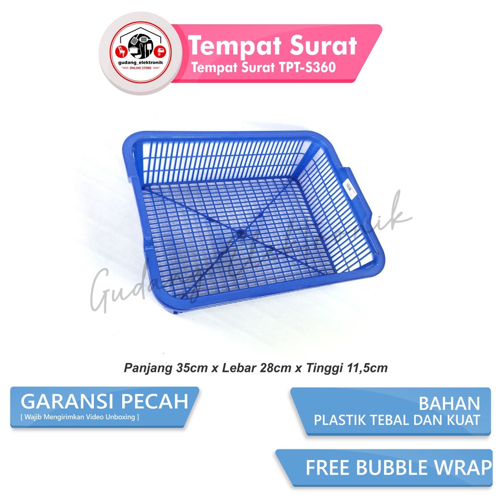 Jual Tempat Surat Keranjang Serbaguna Kotak Penyimpanan Plastik Tempat ...