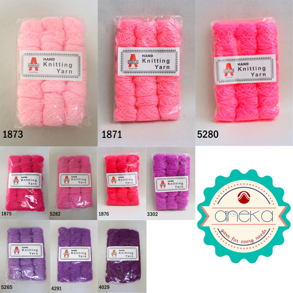 Jual KATALOG - Benang Rajut Wool / Wol / Siet Yarn | Shopee Indonesia