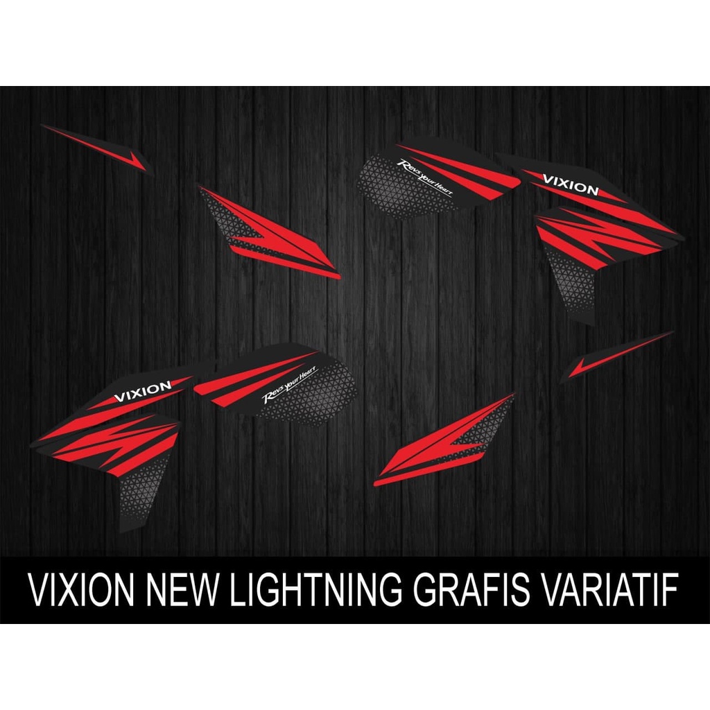 Jual stiker striping decal variasi lis body yamaha vixion new nvl | Shopee Indonesia