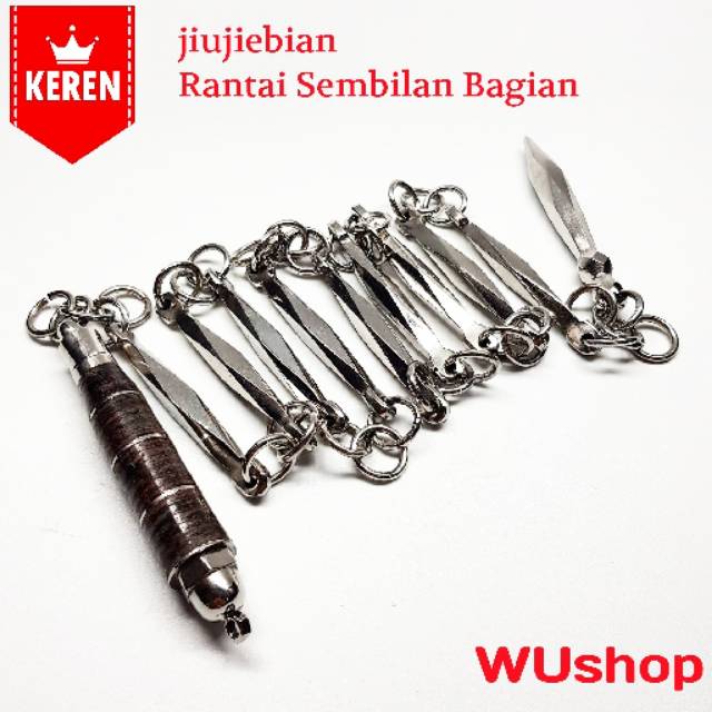 Jual Jiu jie bian rantai sembilan bagian kungfu tradisional wushu | Shopee Indonesia