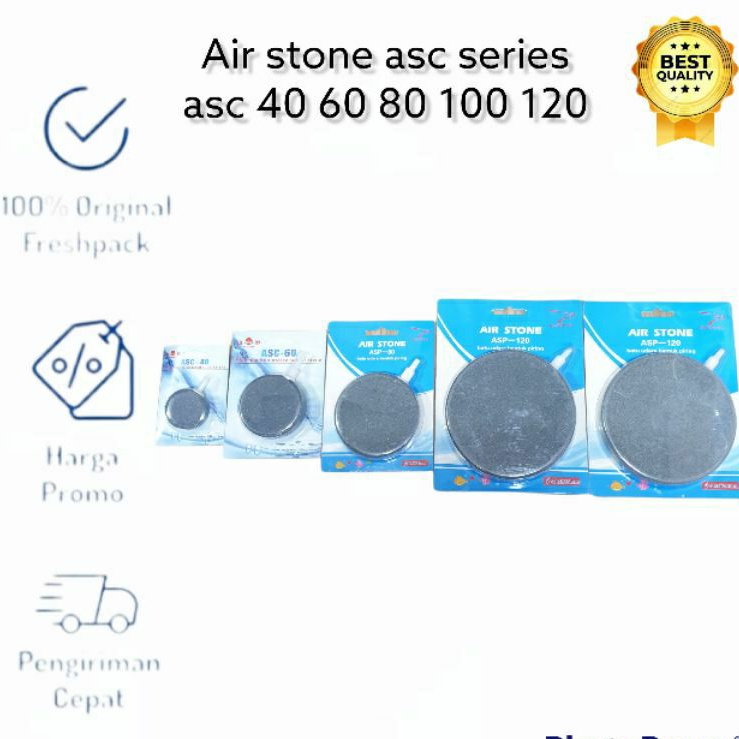Jual airstone ASC 40 60 80 100 120 series BULAT PIPIH air stone kolam ...