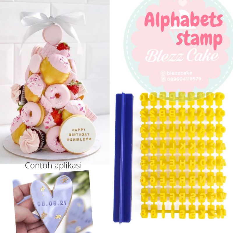 Jual alphabets stamp / cetakan huruf fondant biskuit | Shopee Indonesia