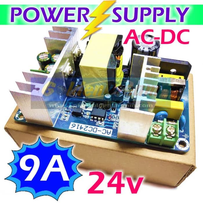 Jual Power Supply 24v 9A Module AC to DC Adaptor PSU 24 volt SMPS ...