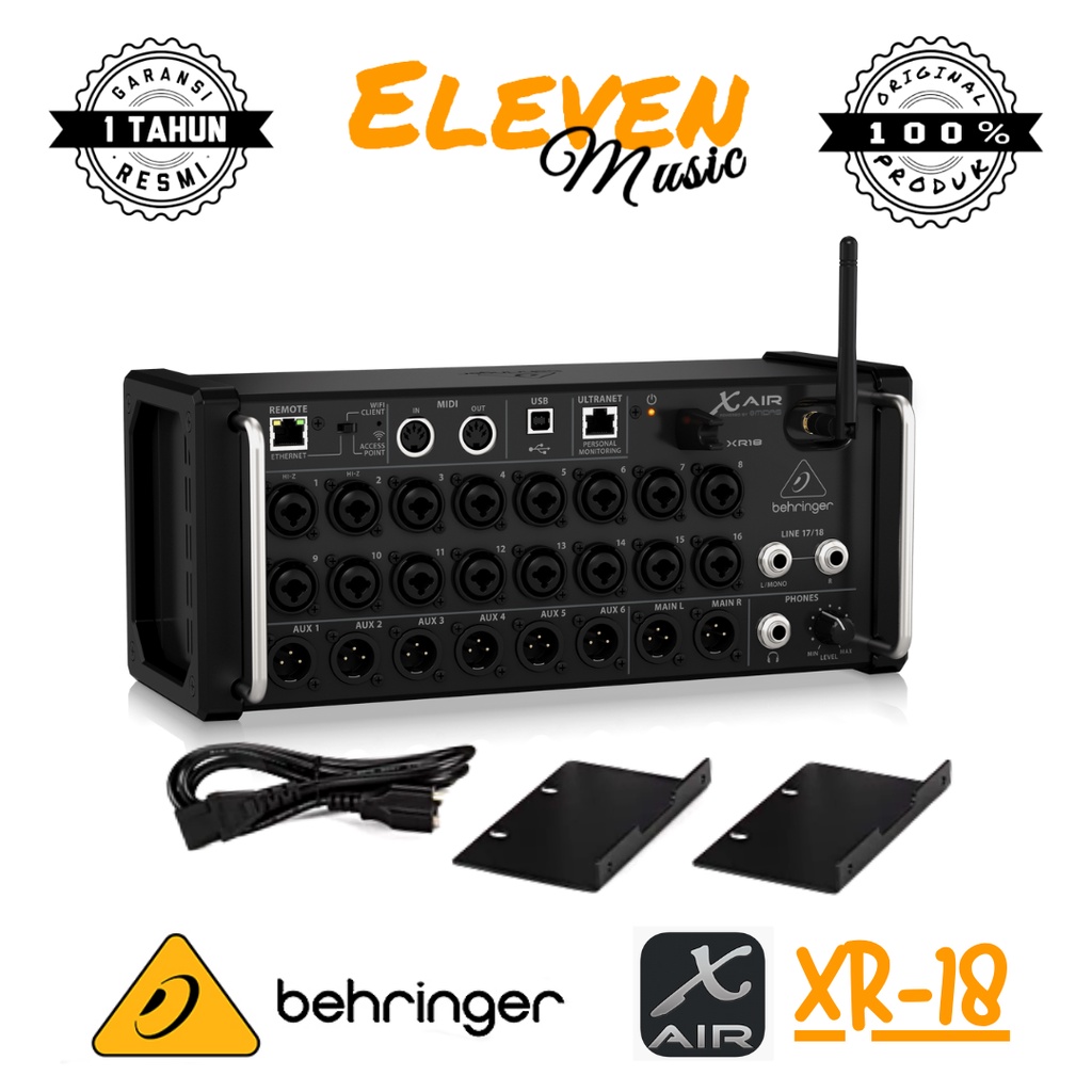 Jual Behringer X AIR XR18 Digital Rackmount Mixer | Shopee Indonesia