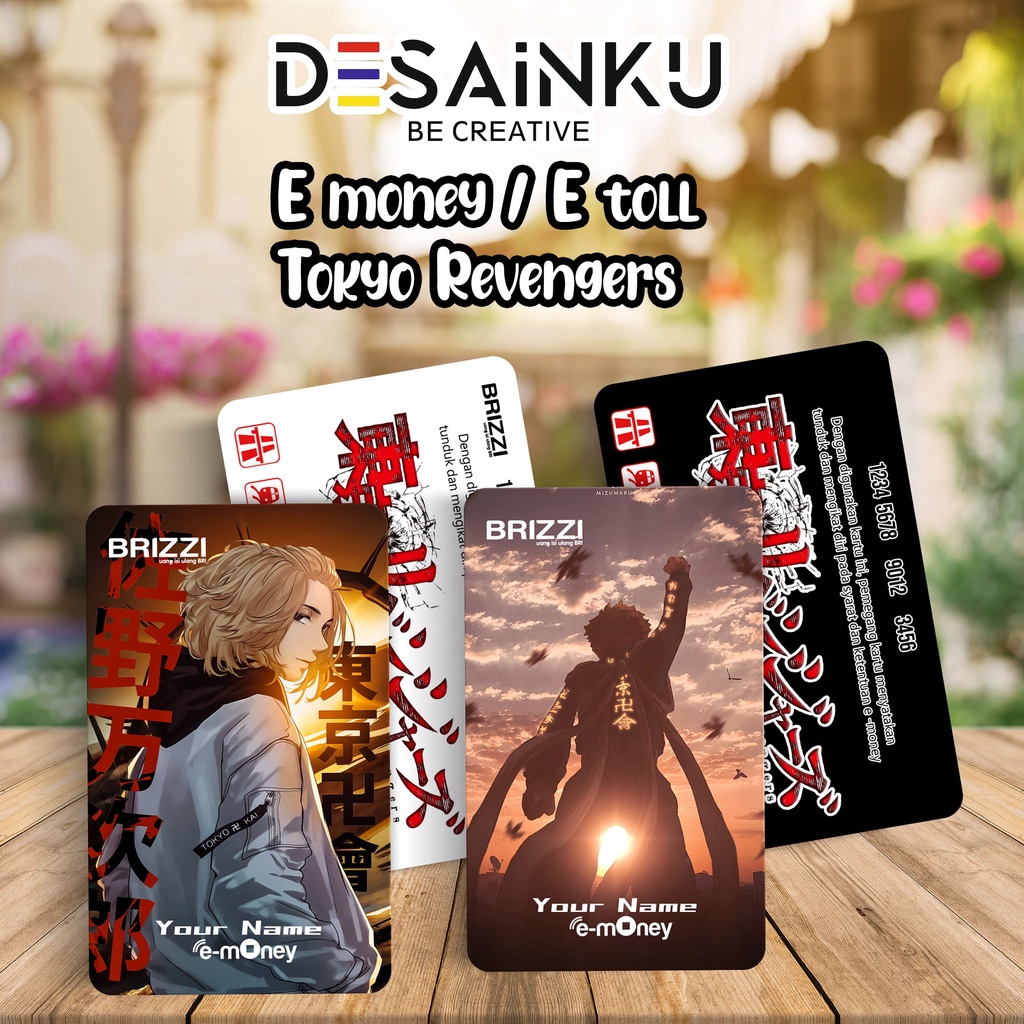 Jual E MONEY TOKYO REVENGERS CUSTOM / EMONEY / FLAZZ / TAPCASH / BRIZZI ...